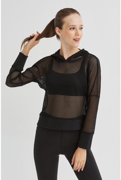 Penti Siyah Fıshnet Sweatshirt Penti Siyah Fıshnet Sweatshirt