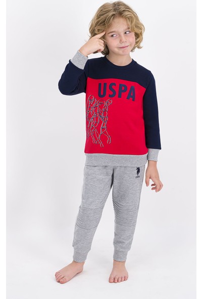 U.S. Polo Assn Lisanslı Lacivert Erkek Çocuk Eşofman Takımı U.S. Polo Assn Lisanslı Lacivert Erkek Çocuk Eşofman Takımı