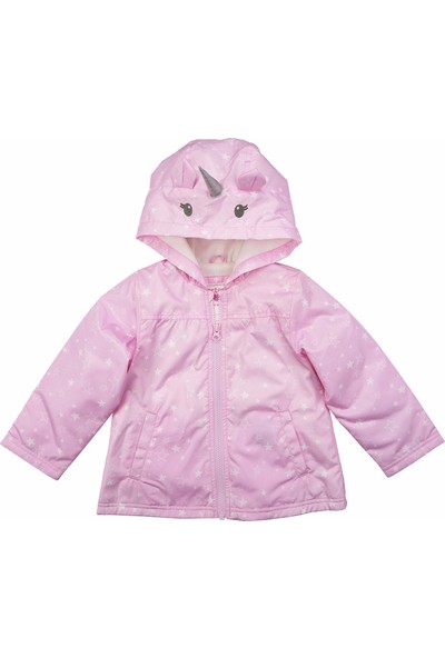 Carter's Windbreaker Unicorn Başlıklı Kız Çocuk Mont