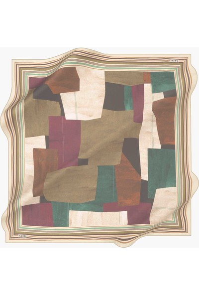 Aker Yaz Serinliği İpek Koton Eşarp 90X90 8103221-451