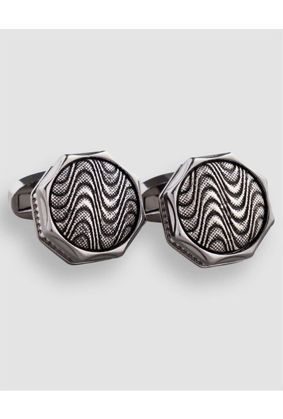 Tudors Desenli Gri Kol Düğmesi Tudors Desenli Gri Kol Düğmesi