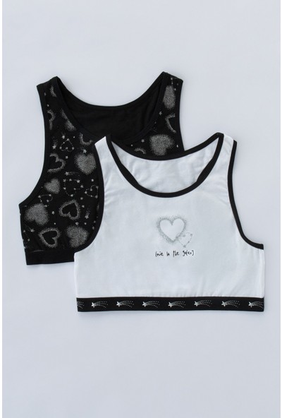 Penti Siyah - Beyaz Teen Galaxy 2li Spor Atlet Penti Siyah - Beyaz Teen Galaxy 2li Spor Atlet