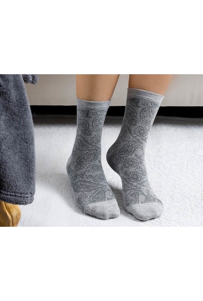English Home Samba Bambu Çorap Standart Gri