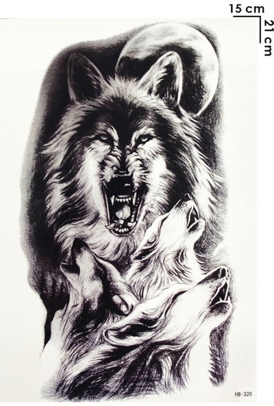 Takıştır Geçici Kurt Dövme Tattoo Takıştır Geçici Kurt Dövme Tattoo