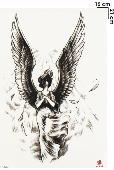 Takıştır Geçici Melek Dövme Tattoo