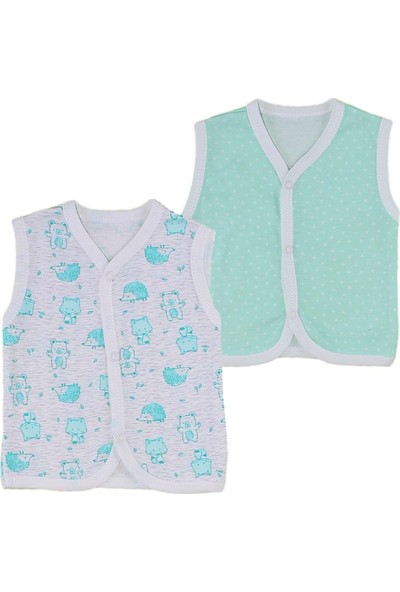 Neşeli Bebek 22168 2'li Pamuk Yelek Takımı