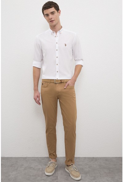 U.S. Polo Assn. Erkek Kahverengi Chinos 50220976-VR015