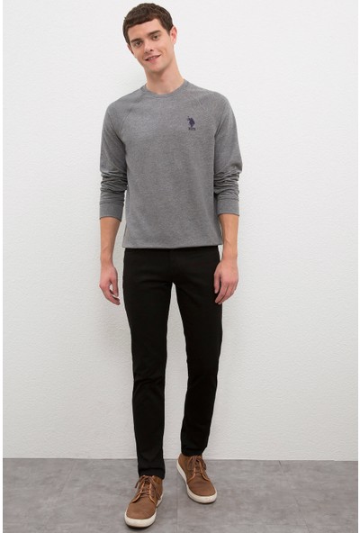 U.S. Polo Assn. Erkek Siyah Chinos 50221379-VR046