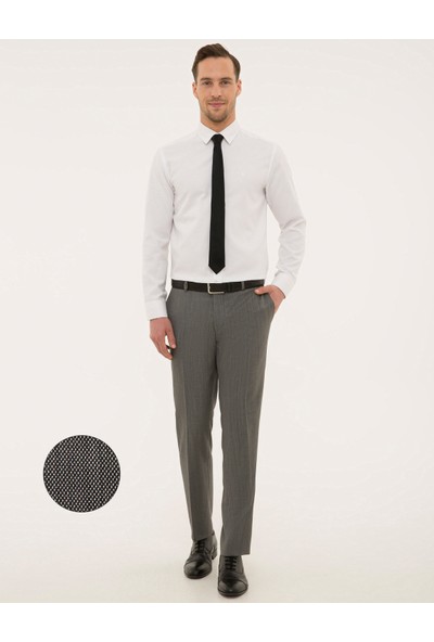 Pierre Cardin Gri Slim Fit Pantolon 50177258-VR024
