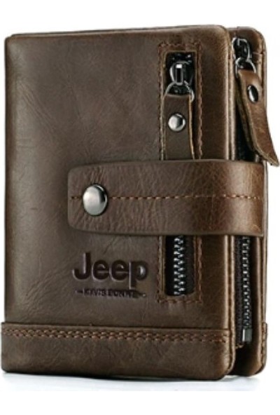 Jeep Deri Cüzdan Kartlık