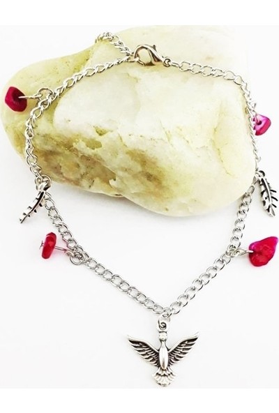 BijuStore Mercan Doğaltaş Albatros Kuşu Halhal BijuStore Mercan Doğaltaş Albatros Kuşu Halhal