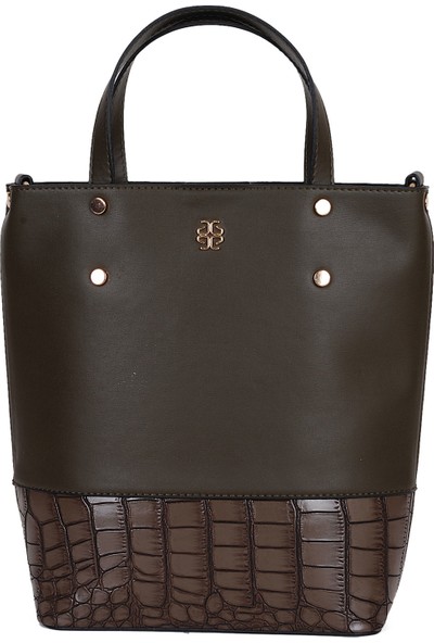 Axpe Kadın Kroko Detay Günlük Kadın El Çantası