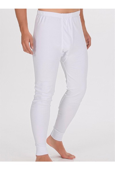 Güneş 4147 Beyaz Pamuklu Penye Erkek Alt Içlik