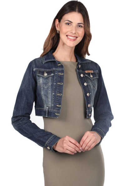 Blue White Kadın Kot Bolero Blue White Kadın Kot Bolero