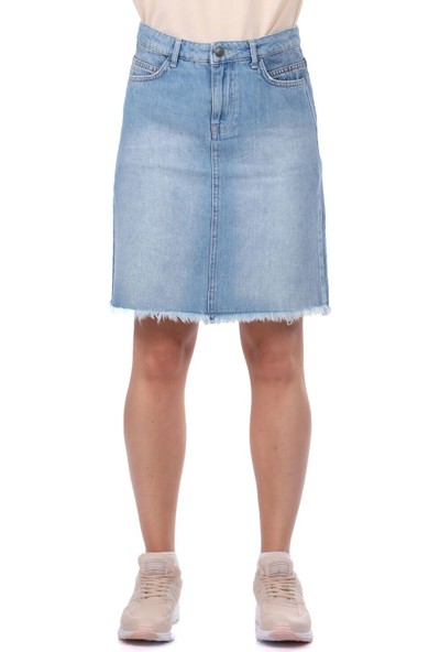 Blue White Kadın Kot Etek Blue White Kadın Kot Etek