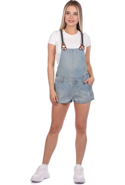 Blue White Blue White Kadın Tulum Şort