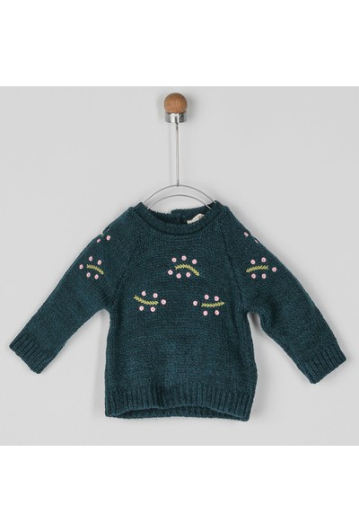 Panço Kız Bebek Triko Kazak