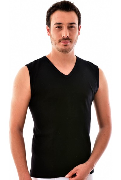 Tutku 0401 3'lü paket Erkek V Yaka Pamuklu Erkek Atlet