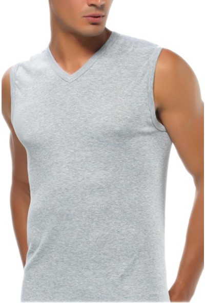 Tutku 0401 3'lü paket Erkek V Yaka Pamuklu Erkek Atlet