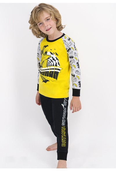 Batman 1202 Erkek Çocuk Kışlık Pijama Takım