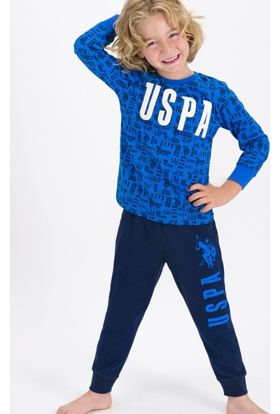 U.S. Polo Assn. 724 Erkek Çocuk Kışlık Pijama Takım