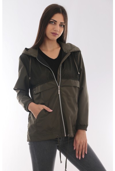 Moda Tuğram Haki Yağmurluk & Rüzgarlık Moda Tuğram Haki Yağmurluk & Rüzgarlık
