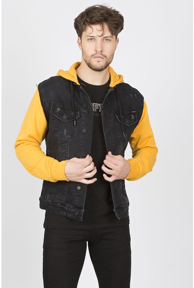 Shoppingdimoda Kot Ceket Penyeli Kapüşonlu