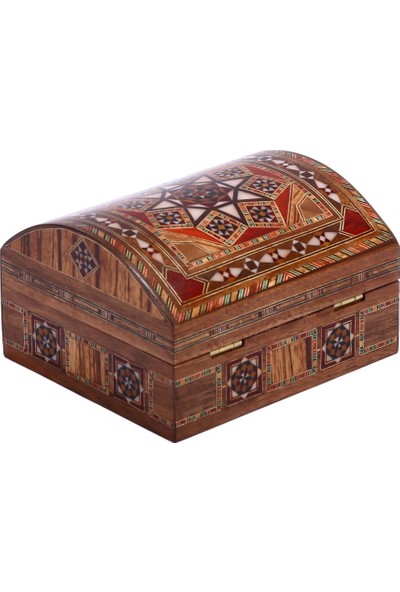 Gift Home Gifthome El Imali, Masif Ahşap, Hakiki Sedef Süslemeli Takı / Mücevher Kutusu - Gül Gift Home Gifthome El Imali, Masif Ahşap, Hakiki Sedef Süslemeli Takı / Mücevher Kutusu - Gül