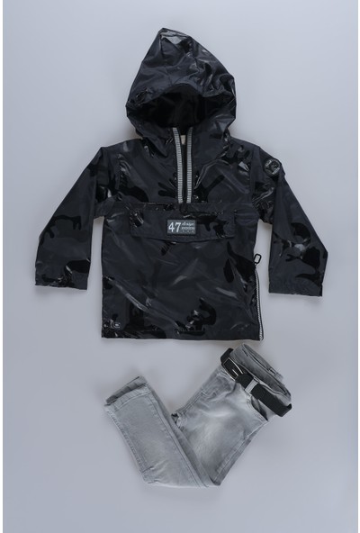 Markosin Kamuflaj Desen Kapüşonlu Erkek Çocuk Yağmurluk 3506 Markosin Kamuflaj Desen Kapüşonlu Erkek Çocuk Yağmurluk 3506