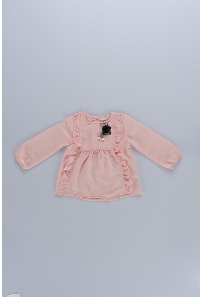 Markosin Ponponlu Kız Çocuk Gömlek 31211