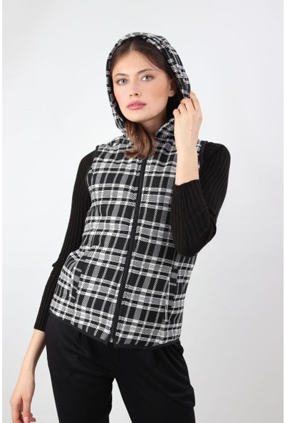 Alexander Gardi Ekoseli Kapüşonlu Yelek (B20-467Yl00) Alexander Gardi Ekoseli Kapüşonlu Yelek (B20-467Yl00)