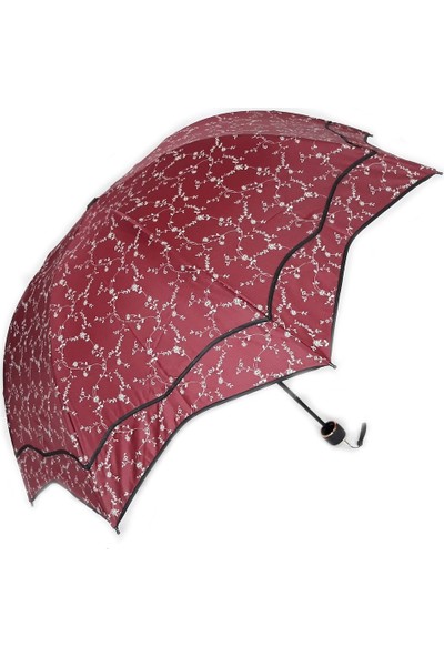 Marlux Lüx Kırılmaz Özellikli Bayan Şemsiye Bordo