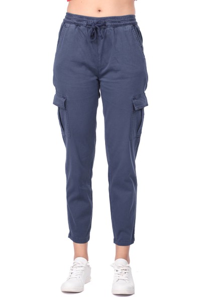 Banny Jeans Beli Lastikli Kargo Cep Jean Pantolon