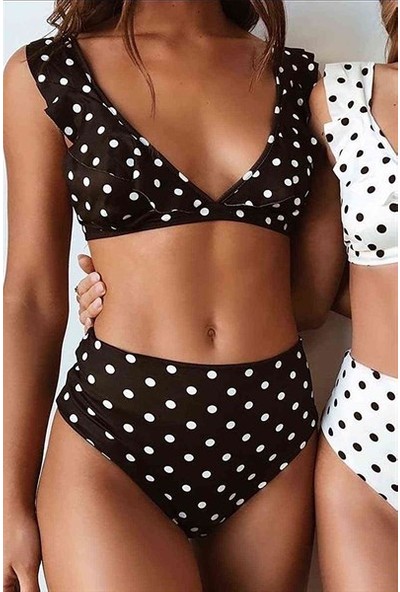 Angelsin Puantiyeli Bikini Takım Çok Renkli Angelsin Puantiyeli Bikini Takım Çok Renkli
