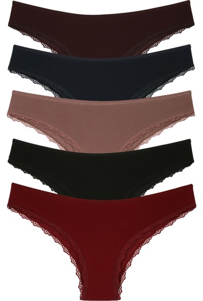 Nicoletta Bordo Kadın Külot 5'li Paket Brazillian Nicoletta Bordo Kadın Külot 5'li Paket Brazillian