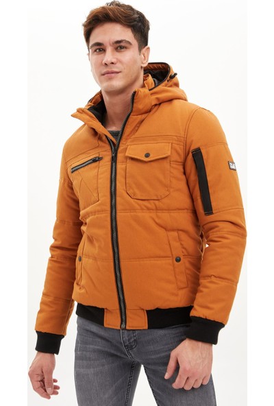 DeFacto Slim Fit Çıkarılabilir Kapüşonlu Fermuarlı Mont N4659AZ20AU DeFacto Slim Fit Çıkarılabilir Kapüşonlu Fermuarlı Mont N4659AZ20AU