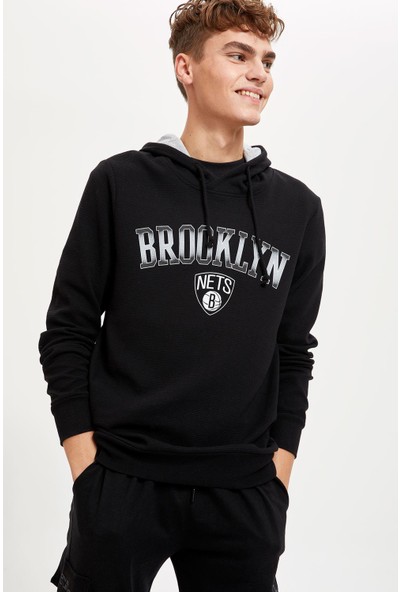 DeFacto NBA Lisanslı Unisex Bisiklet Sweatshirt S2227AZ20WN