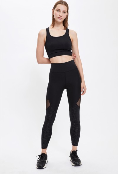 DeFacto Sim Baskılı Slim Fit Örme Tayt S6412AZ20WN