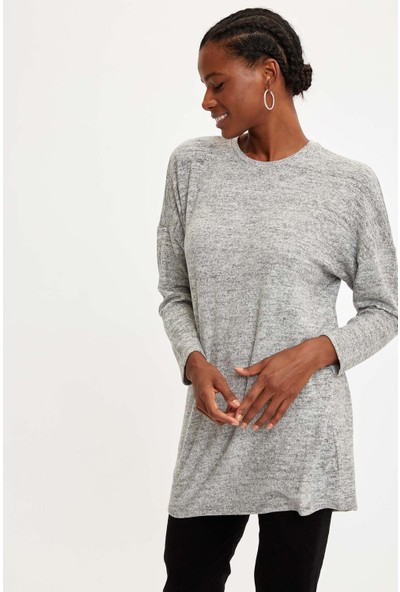DeFacto Basic Relax Fit Örme Tunik S9412AZ20AU DeFacto Basic Relax Fit Örme Tunik S9412AZ20AU