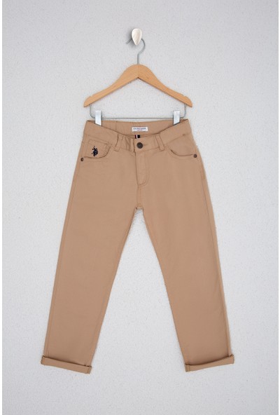 U.S. Polo Assn. Erkek Çocuk Beyaz Chinos 50219475-VR085