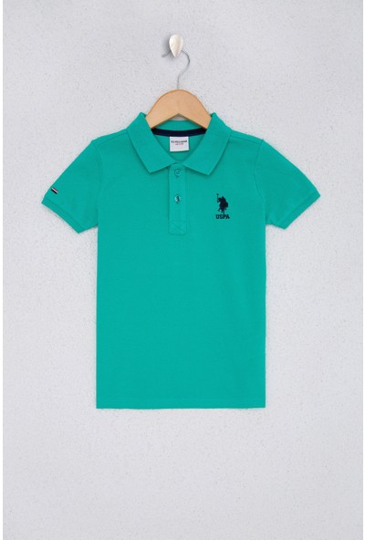 U.S. Polo Assn. Erkek Çocuk Yeşil T-Shirt Basic 50222608-VR054