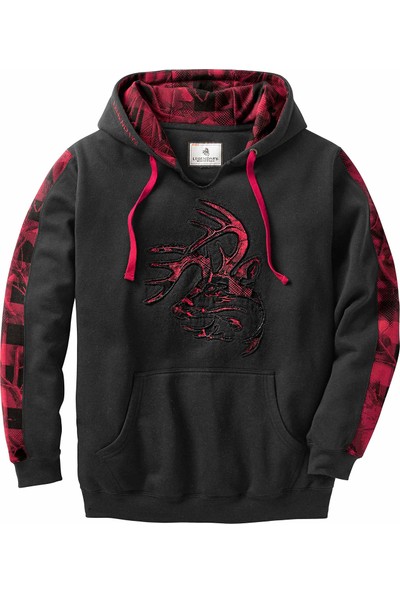Legendary Whitetails Motifli Siyah Erkek Kapüşonlu