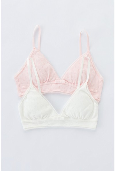 Penti Çok Renkli My First Bra Pointel 2'li Penti Çok Renkli My First Bra Pointel 2'li