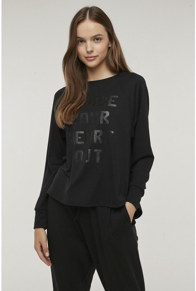 Penti Siyah Dance Sweatshirt