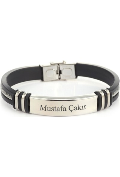 Isme Kişiye Özel Paslanmaz Çelik Erkek Bileklik Isme Kişiye Özel Paslanmaz Çelik Erkek Bileklik