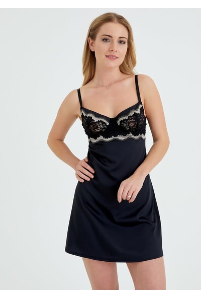 Suwen Carmen Gecelik - Siyah 75B