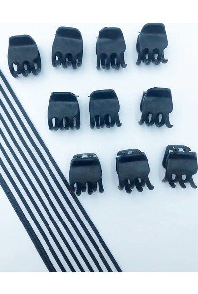 Stoli 10'lu Orta Boy Siyah Mandal Toka Seti Stoli 10'lu Orta Boy Siyah Mandal Toka Seti