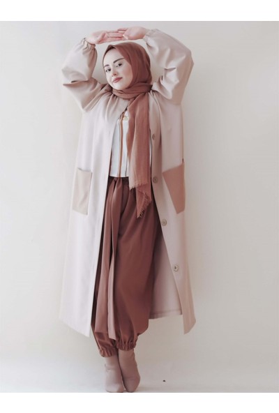 Sümeyra Küçükşahin Camel Cep Detaylı Ceket