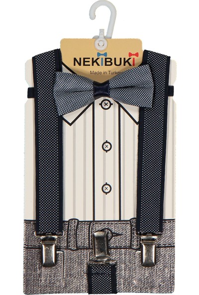 Nekibuki Pantolon Askı Papyon Seti Nekibuki Pantolon Askı Papyon Seti