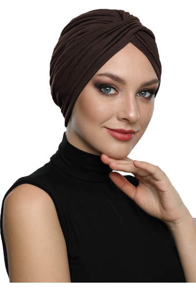 Fidan Bone Soft Çapraz W Hazır Türban Tesettür Bone